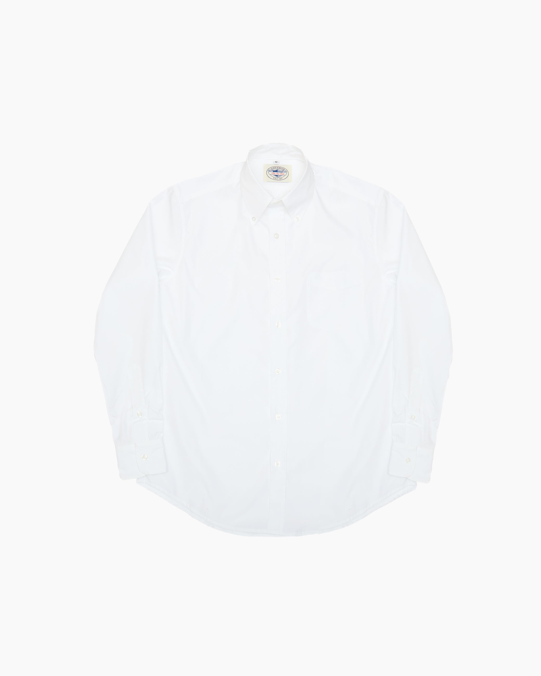 White Poplin Ivy Shirt – JOHN SIMONS