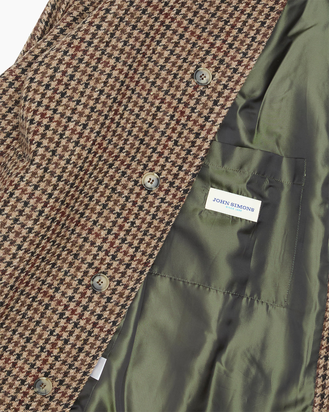 The Modernist Too Harris Tweed Overcoat – JOHN SIMONS