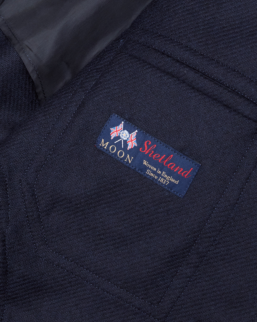 Navy Shetland Wool Ivy Jacket – JOHN SIMONS