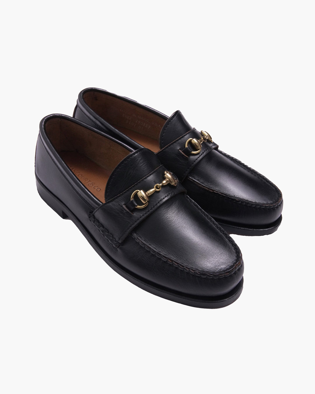 Black Horse Bit Calf Leather Loafers – JOHN SIMONS